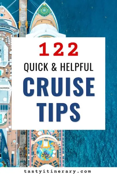 122 Quick and Helpful Cruise Tips for Beginners | Tasty Itinerary