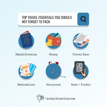 Travel Essentials List: 30 MUST-HAVE Items to Carry-On | Tasty Itinerary